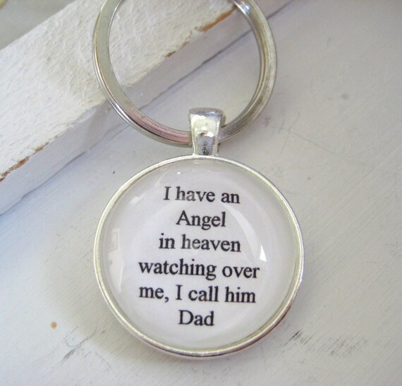 Angel In Heaven Key Ring father loss mother loss dad loss