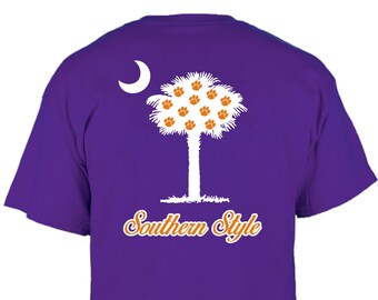 Clemson palm tree | Etsy
