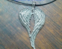Popular items for angel wing necklace on Etsy