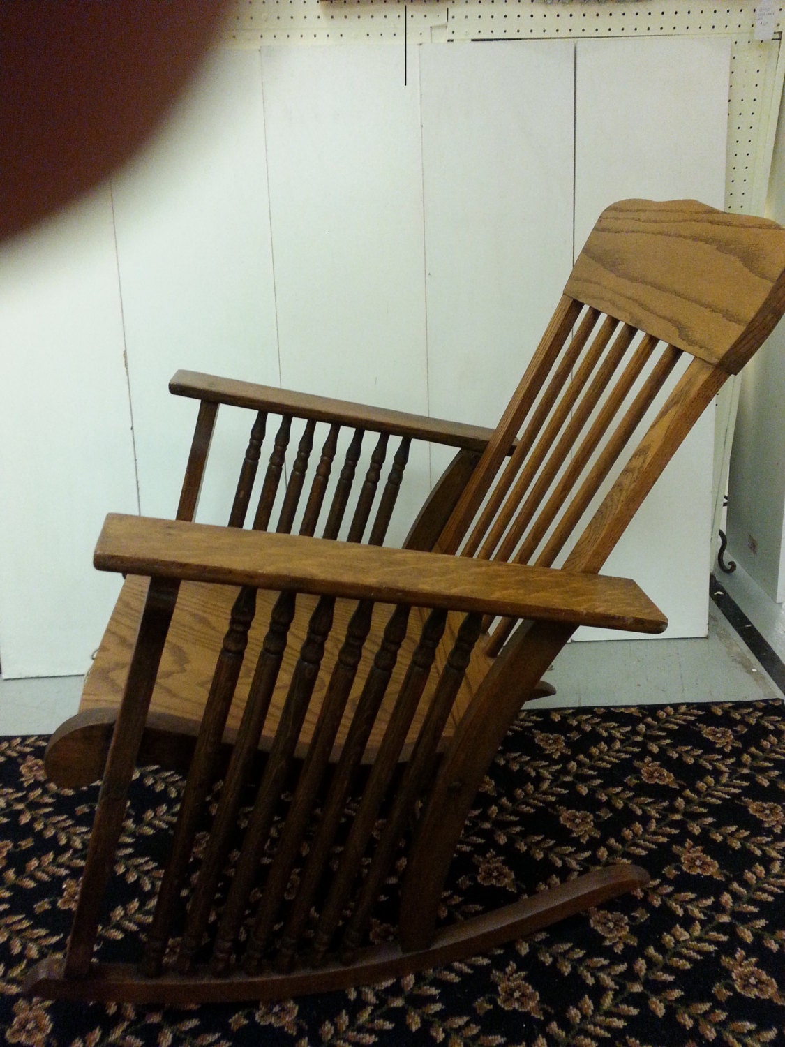 Antique Oak Rocking Chair High Quality Diverse Design Very Sturdy No ...