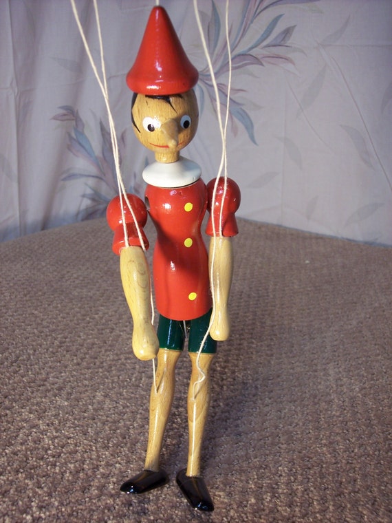 Vintage European Pinocchio Puppet