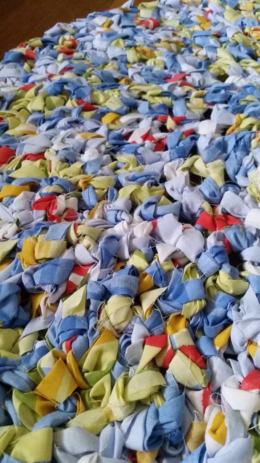 23 Rag Rug Recycled Materials Crochet Round Circle