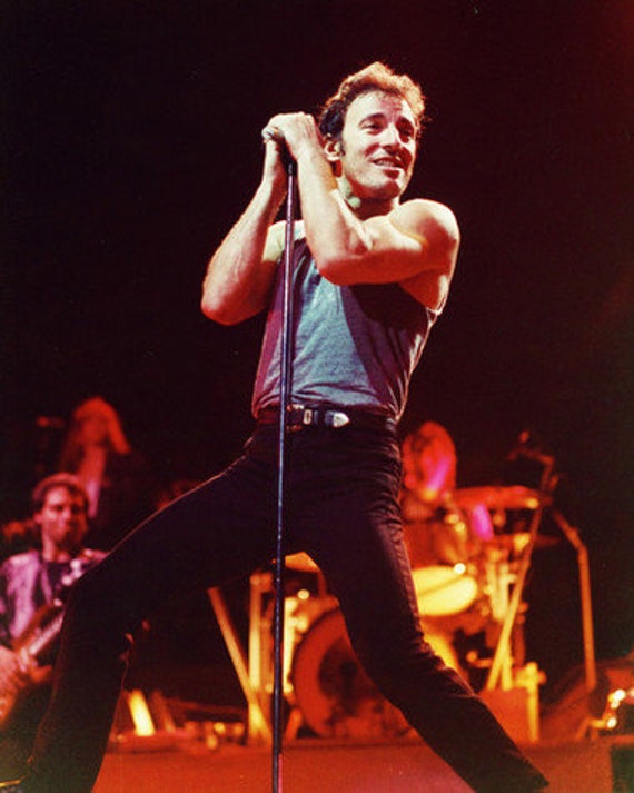 Bruce Springsteen Color 8x10 Photograph by FamousFacesPhotos