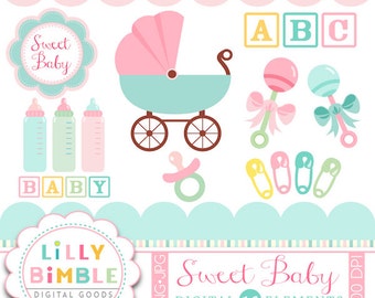 Baby bottle clipart | Etsy