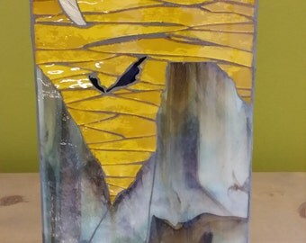 Mosaic Art and Stained Glass Shards for Mosaic by GlassShackStudio