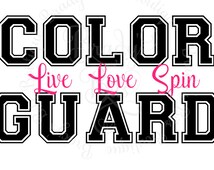 Popular items for color guard shirt on Etsy