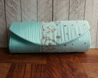 Light blue clutch | Etsy