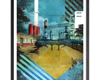 FRACTAL DISJUNCTION Fine art print 16 x 16 Signed by lizbrizzi