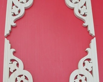 Six 6 Victorian Gingerbread Wood Screen Door by DavidWolfer