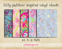 Popular items for lilly pulitzer vinyl on Etsy