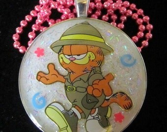 Garfield jewelry | Etsy
