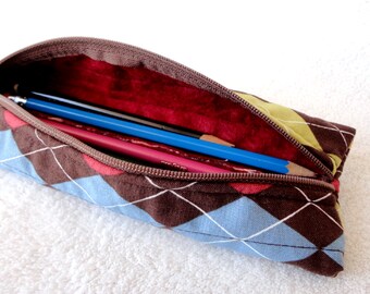 Quilted pencil case | Etsy