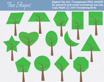 Trees clipart | Etsy
