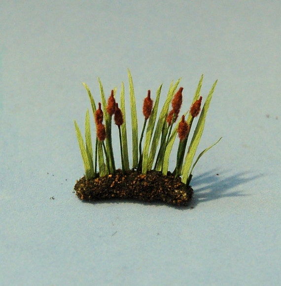 1/4 inch scale miniature-Cattails