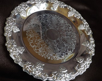 Godinger silver tray | Etsy