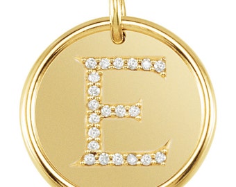 Letter e pendant | Etsy