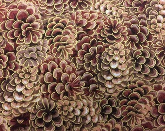 Pine cones fabric | Etsy