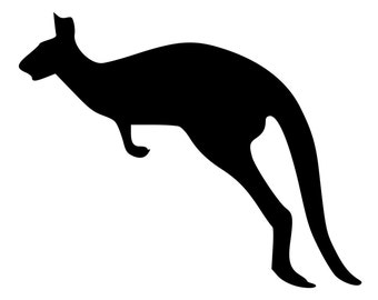Hopping kangaroo | Etsy