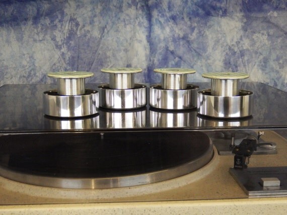 Aluminium Turntable Suspended Isolation Feet Foot by TheTechJunkie