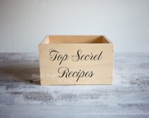 Popular items for unfinished box on Etsy