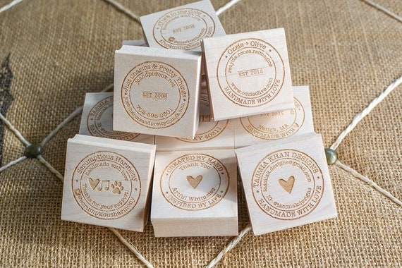 Custom Round Stamp Personalized Rubber Stamp