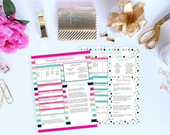 Items similar to Themed Classroom Newsletter Template, Editable ...