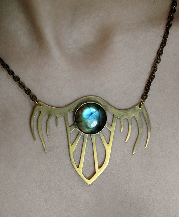 Satanic necklace Satanism Satanic jewelry Demon by KriegerJewelry