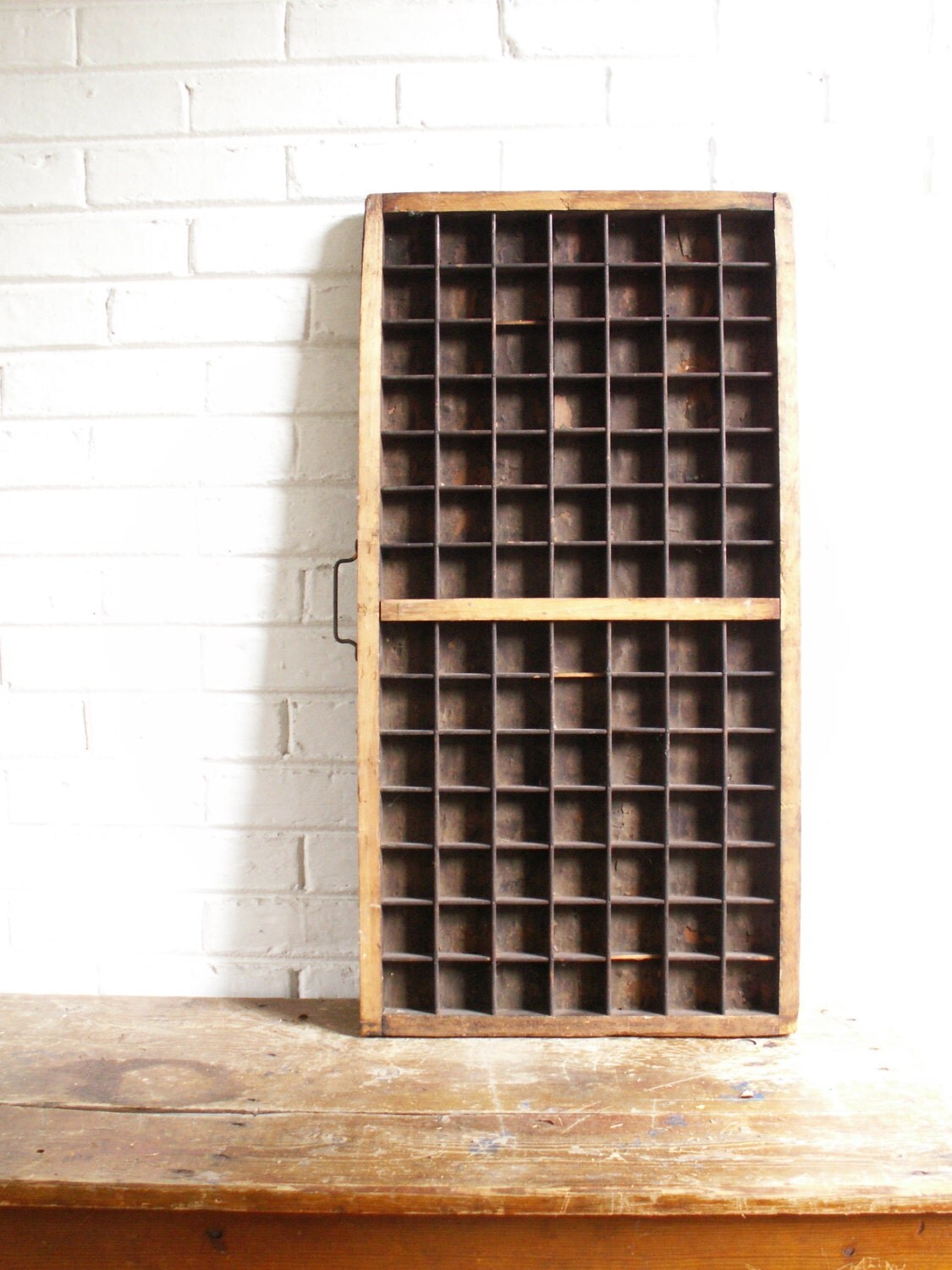 Large Vintage Printers Typesetting Storage Drawer – Great Organizing ...