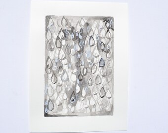Raindrop painting | Etsy