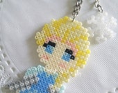Items similar to Frozen Key Chain; Elsa Key chain; Elsa with Snowflake ...