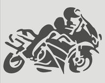 Popular items for motorcycle stencil on Etsy