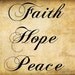 Wall Decal Quote Faith Hope Peace Wall Decals Make GREAT