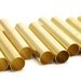 Large Brass Tube 12 Raw Brass Tubes 8x40mm Bs 1547