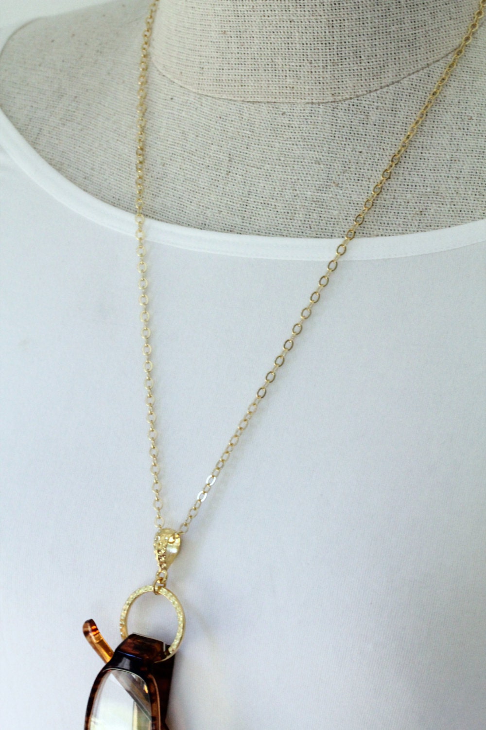Gold Eyeglass Chain Gold Eyeglass Necklace Gold By Maetri On Etsy