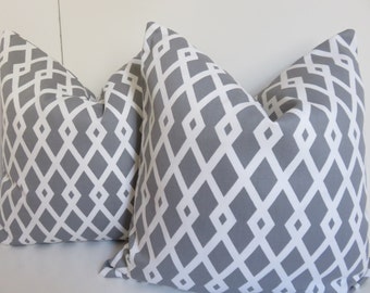 Light Gray pillow cover Gray pillow Cover by ClavelFashion on Etsy