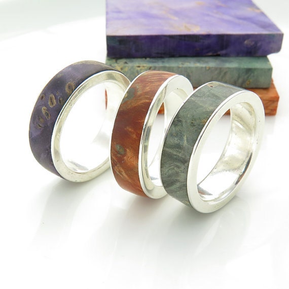 Designers Rings from natural and recycled by VakadiJewelry on Etsy