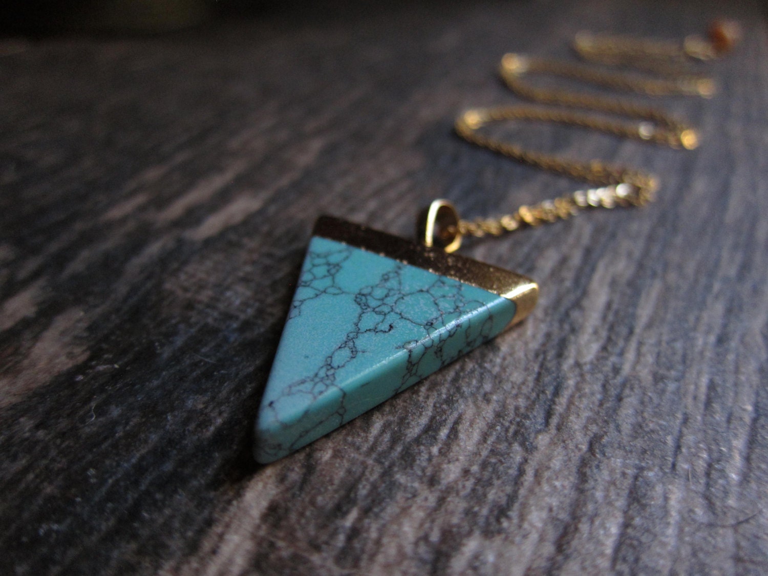 Turquoise NecklaceTurquoise Necklace GoldTurquoise Arrowhead