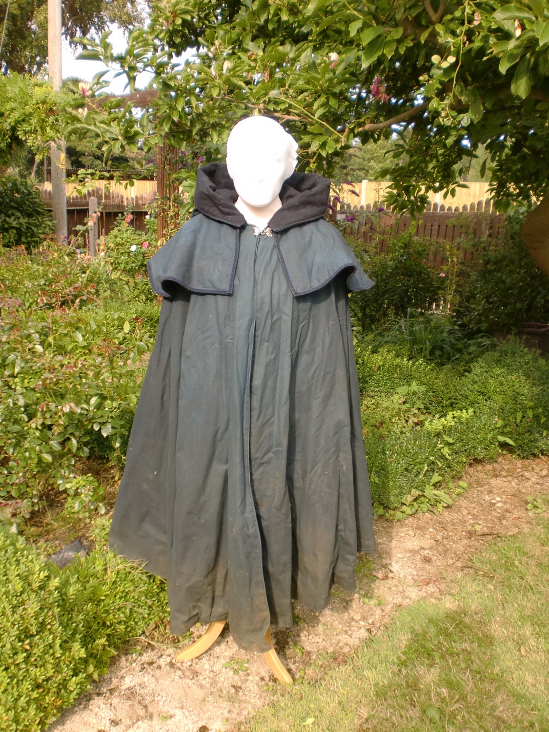 Waxed Cotton Wet Weather Cape