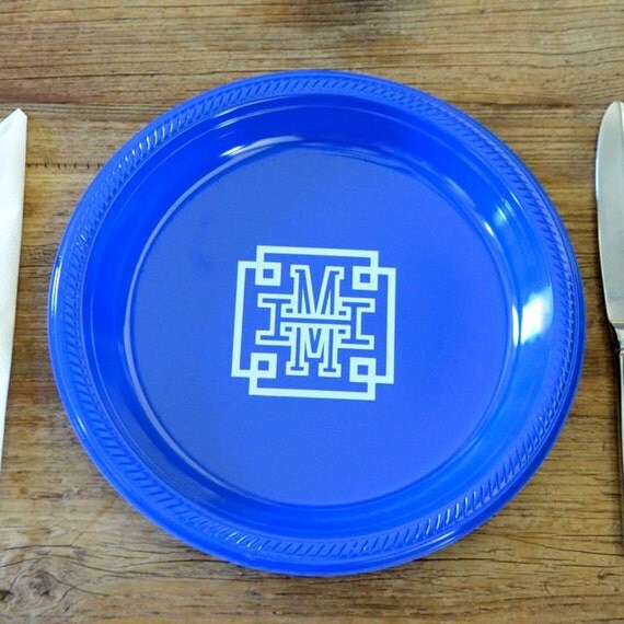 Custom Printed Plastic Party Plates