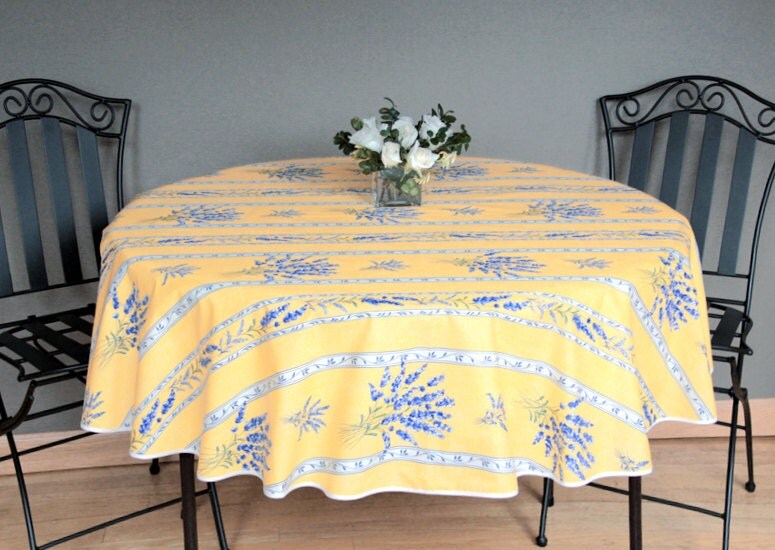Small Round Table Cloth 42 or 60 Coated or