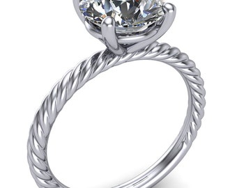 Moissanite ring set | Etsy