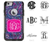 Custom Monogrammed iPhone & Samsung Otterbox Cases by VinettaMae