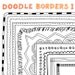 A Bundle of Borders 72 Colorful Clipart Borders for by JaxandJake