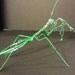 Praying mantis wire sculpture