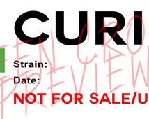 CURING Green Cross Medical Label - DOWNLOAD Template