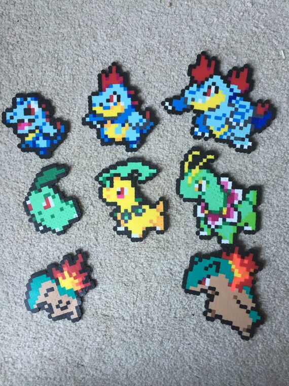 Starter Pokemon Perler Beads