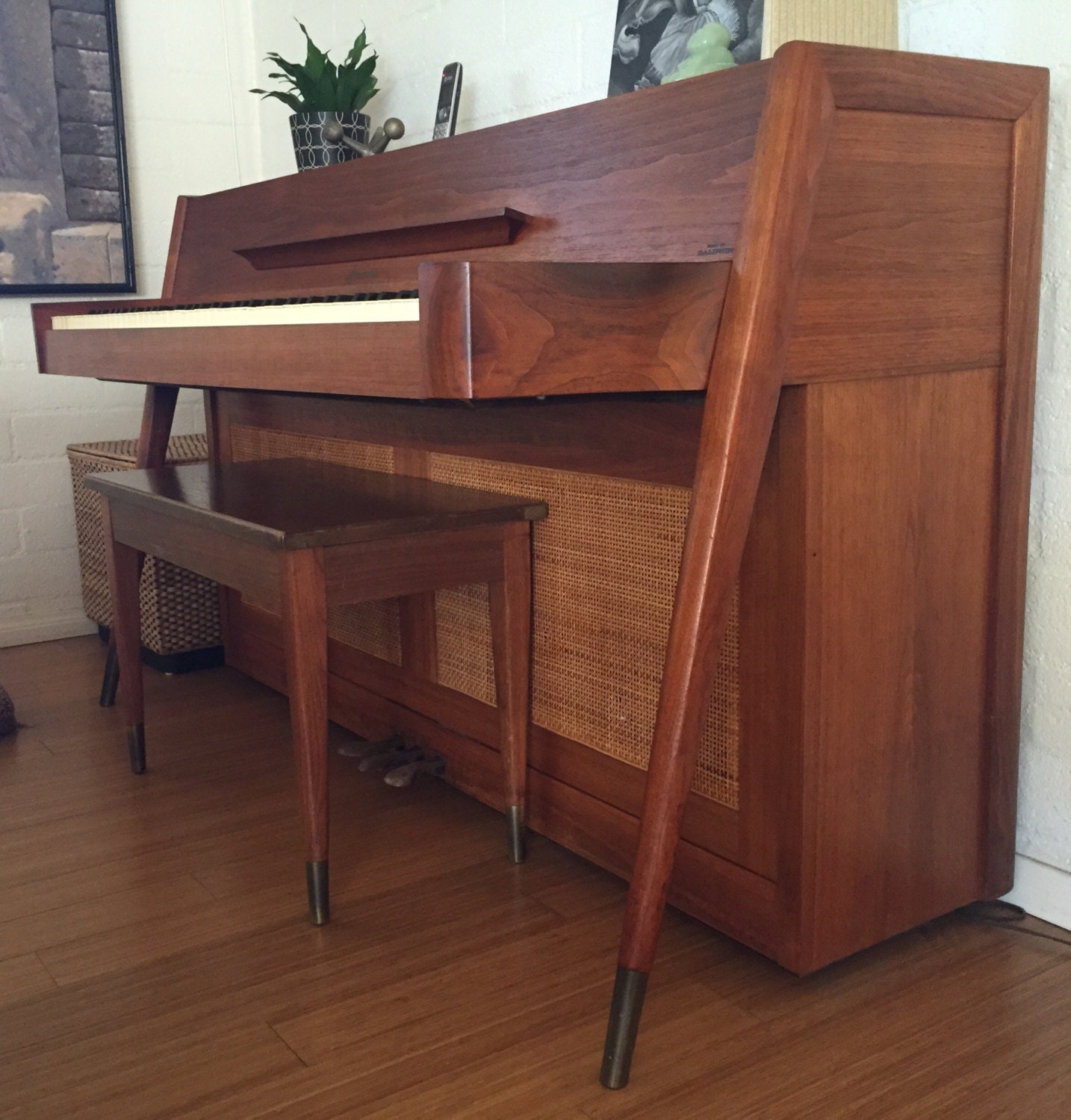 Danish Style Mid Century Baldwin Acrosonic Spinet Upright Piano – Haute ...