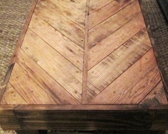 Unique chevron coffee table related items | Etsy