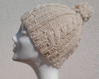 Irish knit hat | Etsy