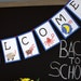 Back to School party banner teachers Classroom decor Flash